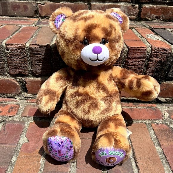 Build-A-Bear | Other | Build A Bear Bab Girl Scout Coconut Caramel Swirl Purple Cookie Bear 6 ...